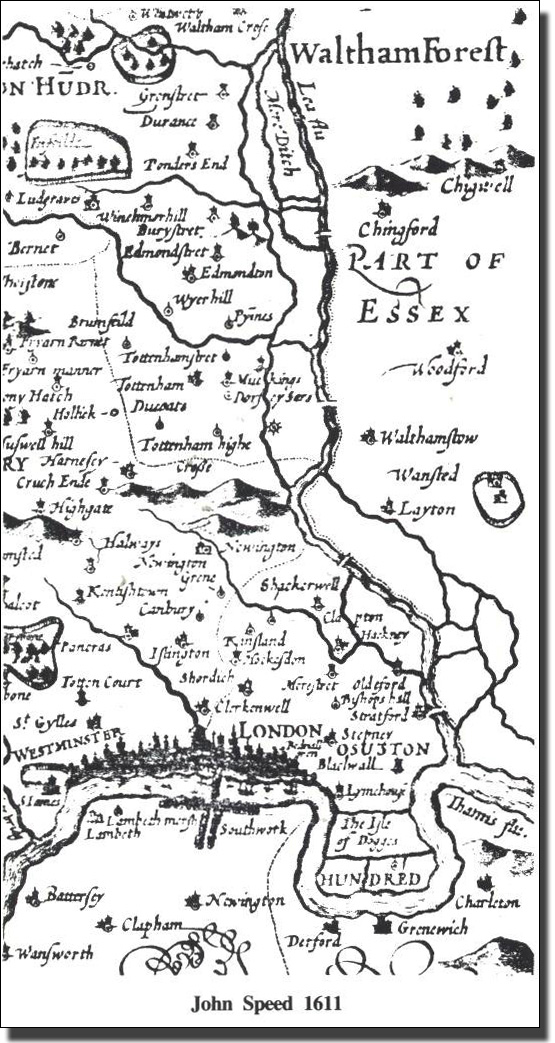 John Speed map 1611