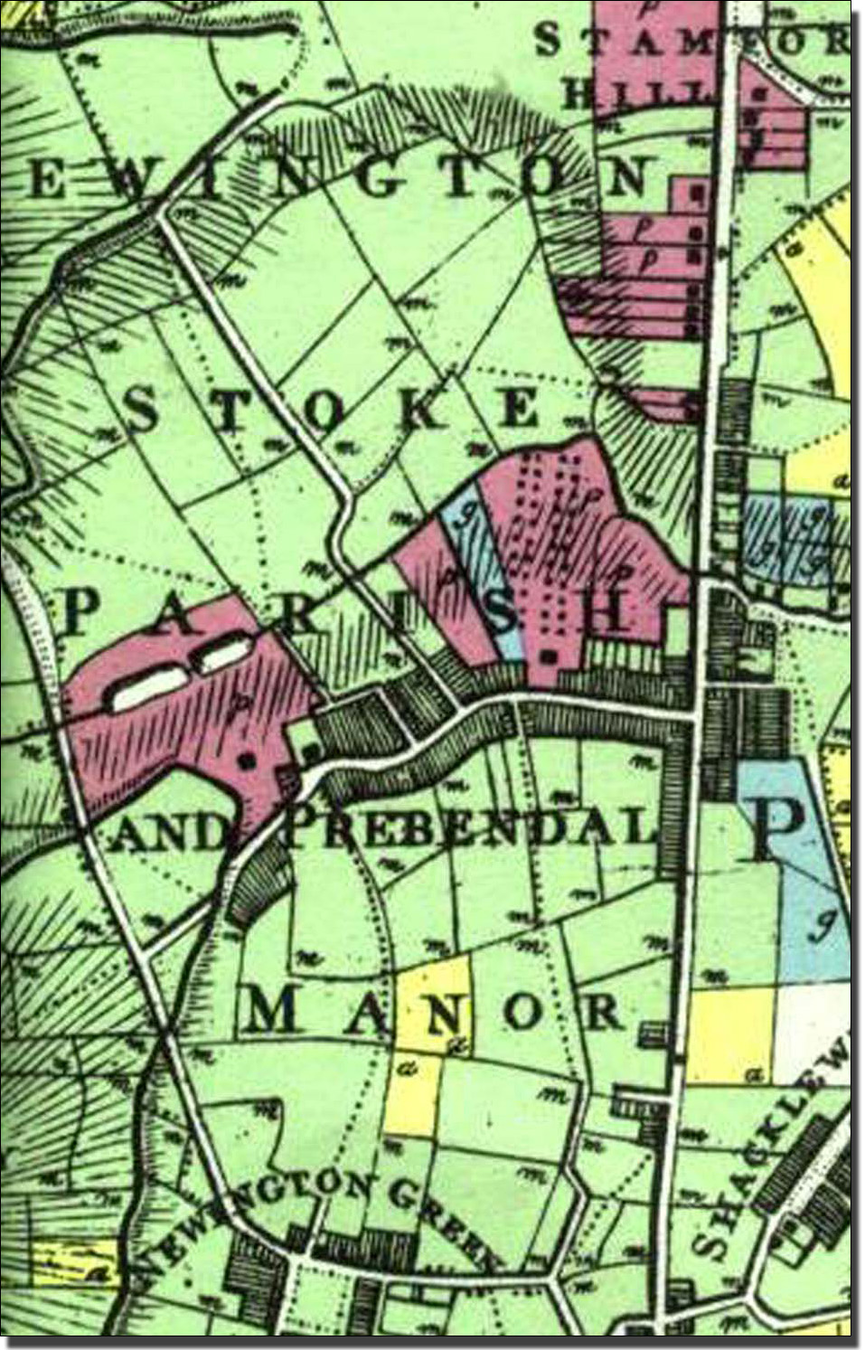 The Milne Land Usage map, 1800